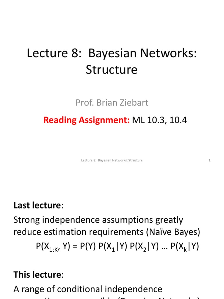 IML08Bayesian Networks 2 | PDF | Bayesian Network | Bayesian Inference