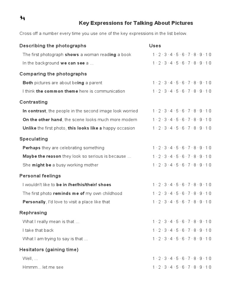 Key Expressions 2 | PDF | Games & Activities