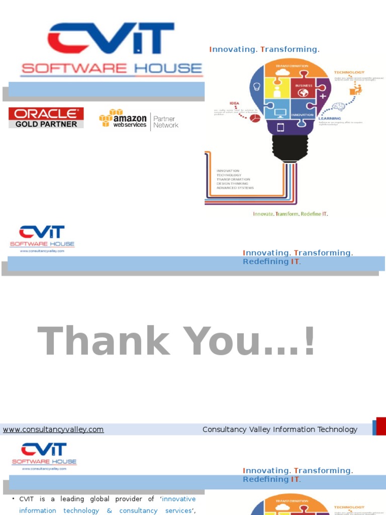 CVIT Software House | Innovation | Analytics
