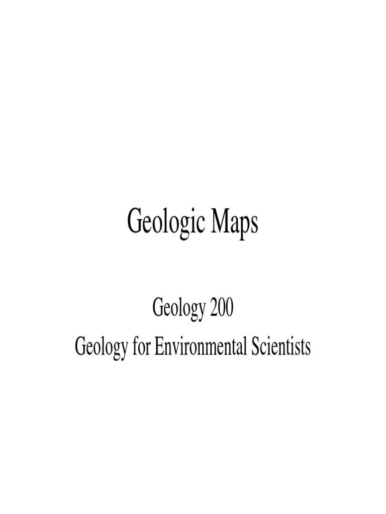 Geologic Maps.كتاب | PDF | Social Science | Science & Mathematics