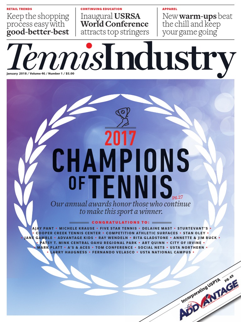 Tennis Industry Magazine | PDF | Racquet Sports | Sports