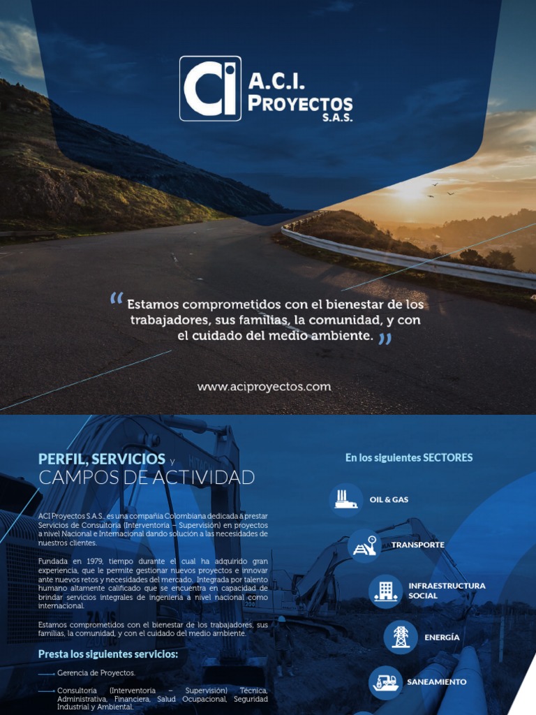 Brochure Aci 1 | PDF | Gestión de proyectos | Bogotá