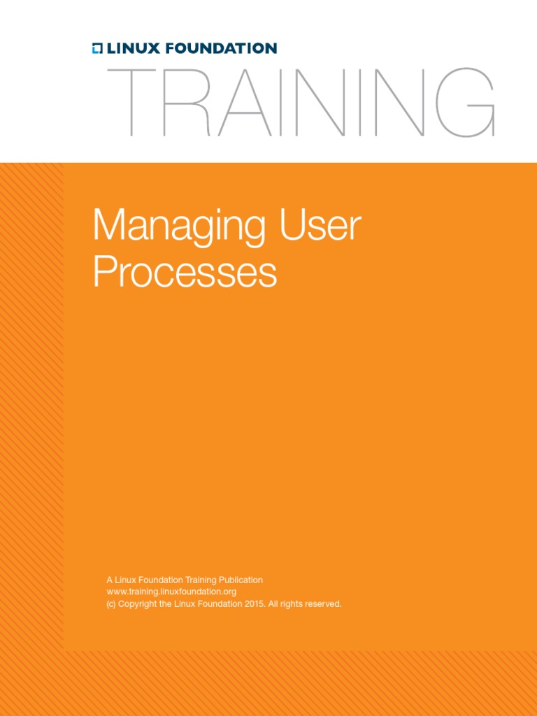 Local System Administration Managing User Process | PDF
