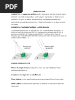 Métodos de Proyección: Tercer y Primer Ángulo | PDF