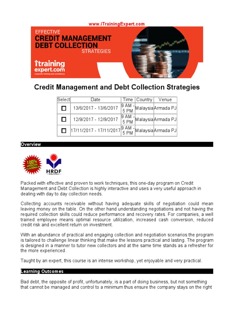 Credit Management and Debt Collection Strategies | Credit Card | Payments