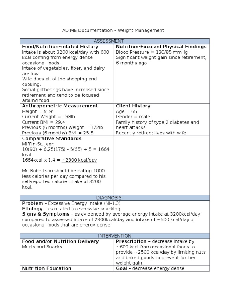 Adime Note Case 1 | PDF
