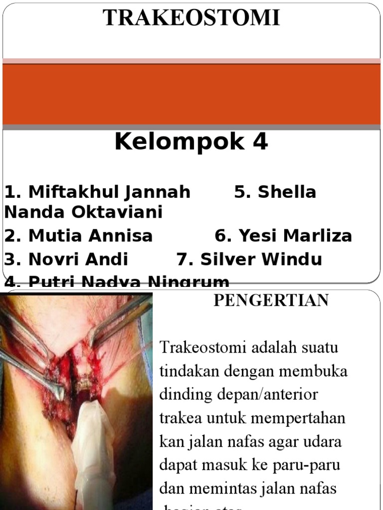 Trakeostomi | PDF | Pengembangan Diri | Kesehatan Holistik