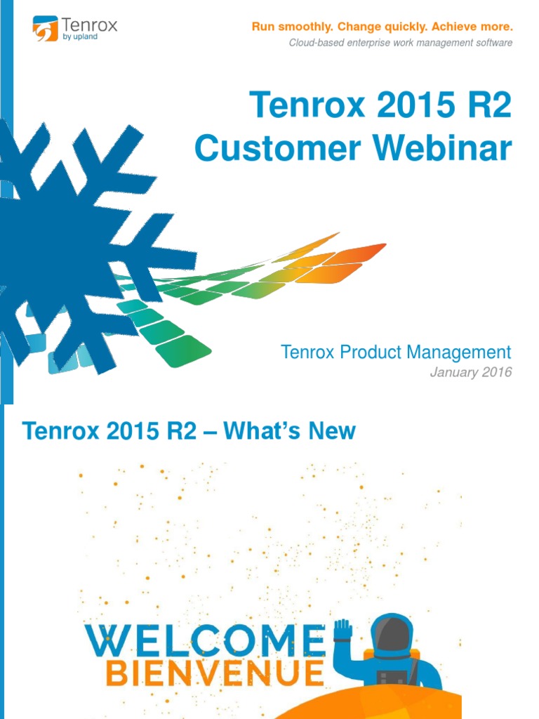 Tenrox 2015 R2 Webinar FINAL | PDF | Quick Books | Software Testing