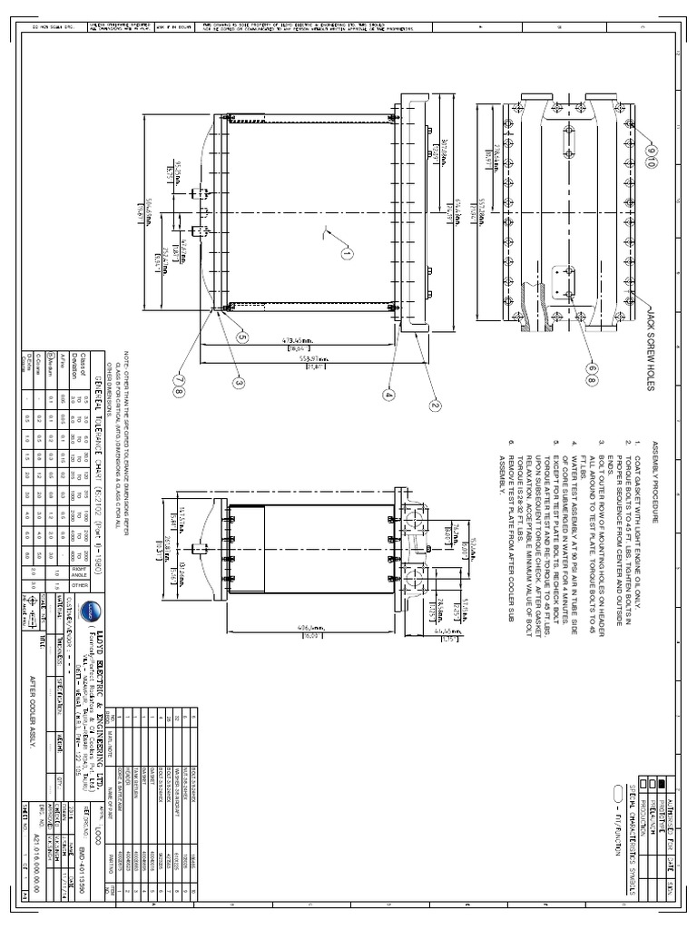 Emd Aftercooler | PDF