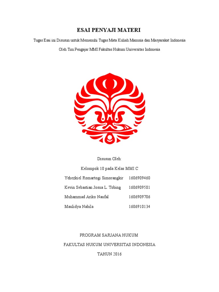 Cover Esai Mmi | PDF