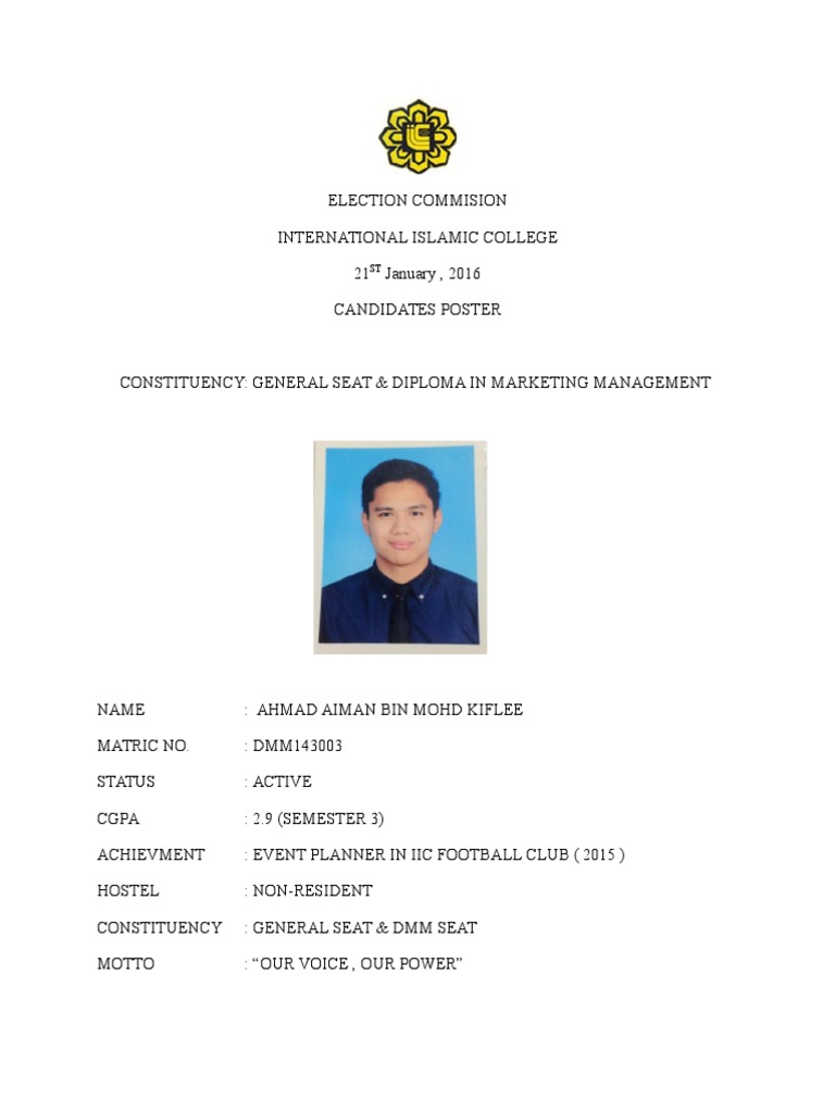 Contoh Poster MPP/SRC | PDF