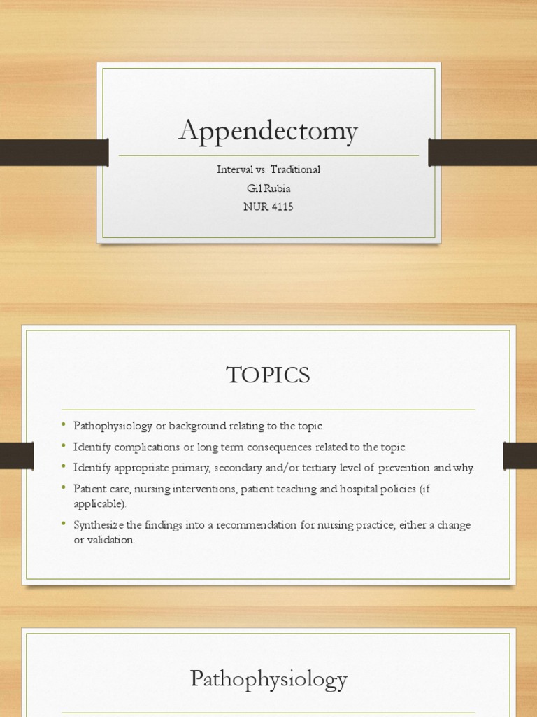 Peds Appendicitis | PDF | Medicine | Health Care
