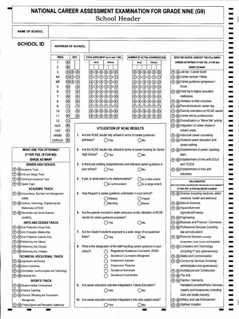 Ncae Header 2015 PDF | PDF