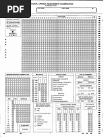 NAT6 Sample Answer Sheet | PDF