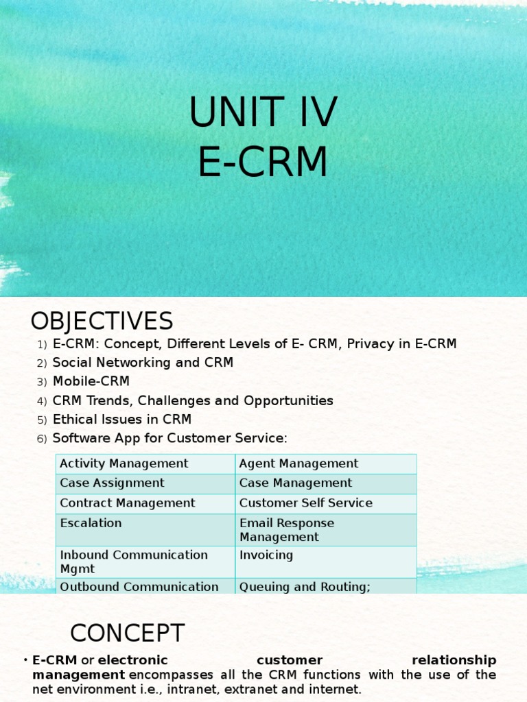 A Comprehensive Guide to Implementing and Managing a Successful E-CRM ...