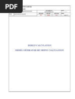 DG Sizing Calculation Rev00 | PDF | Physical Quantities | Electrical ...