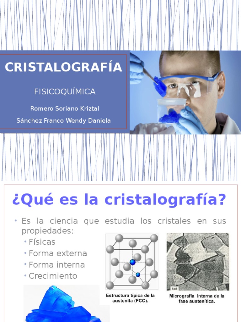 CRISTALOGRAFÍA | PDF