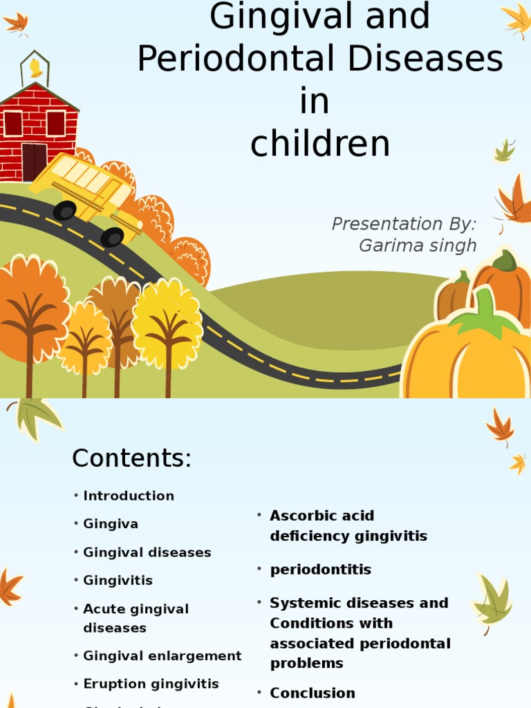 Gingival Diseases in Children Overview | PDF | Oral Hygiene | Candidiasis