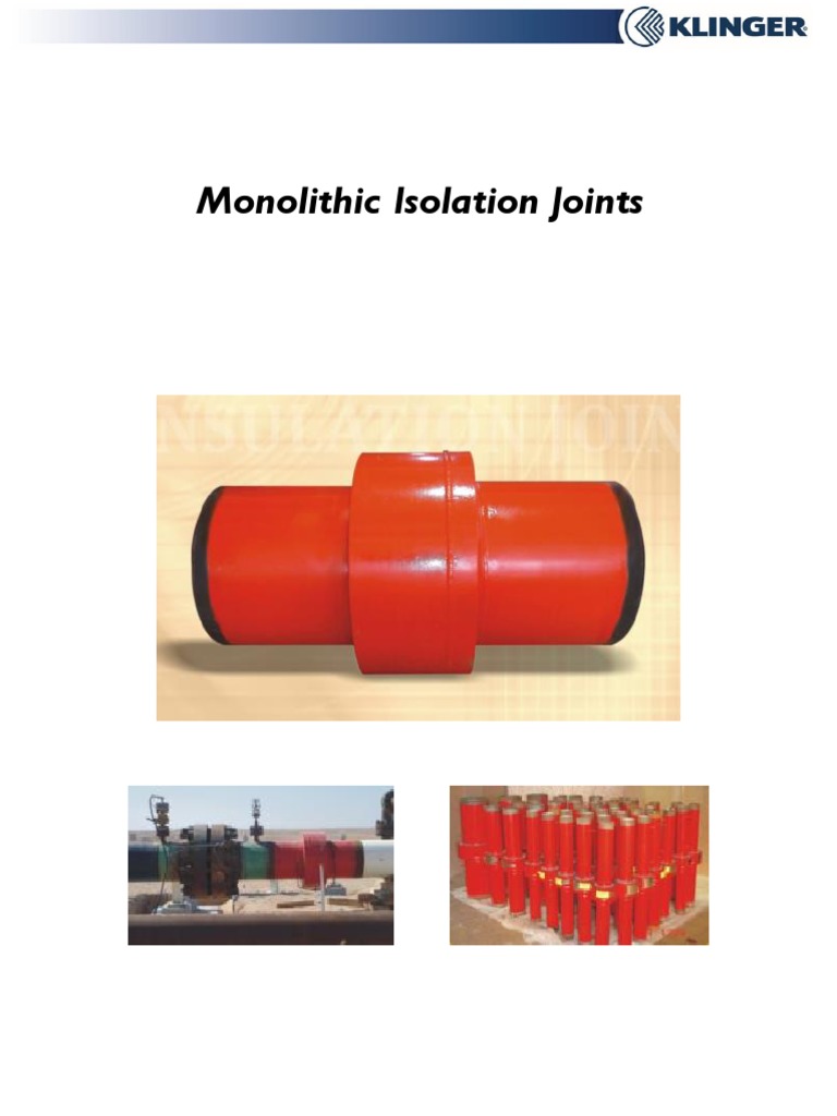 Monolithic Isolating Joints Rev 2 | Download Free PDF | Epoxy | Steel