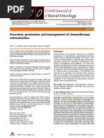 Extravasation Hazard Table | PDF | Chemotherapy | Medical Specialties