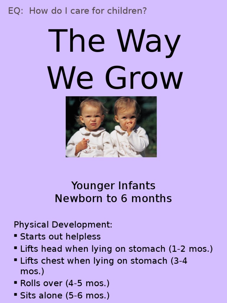 The Way We Grow | PDF | Toddler | Infants