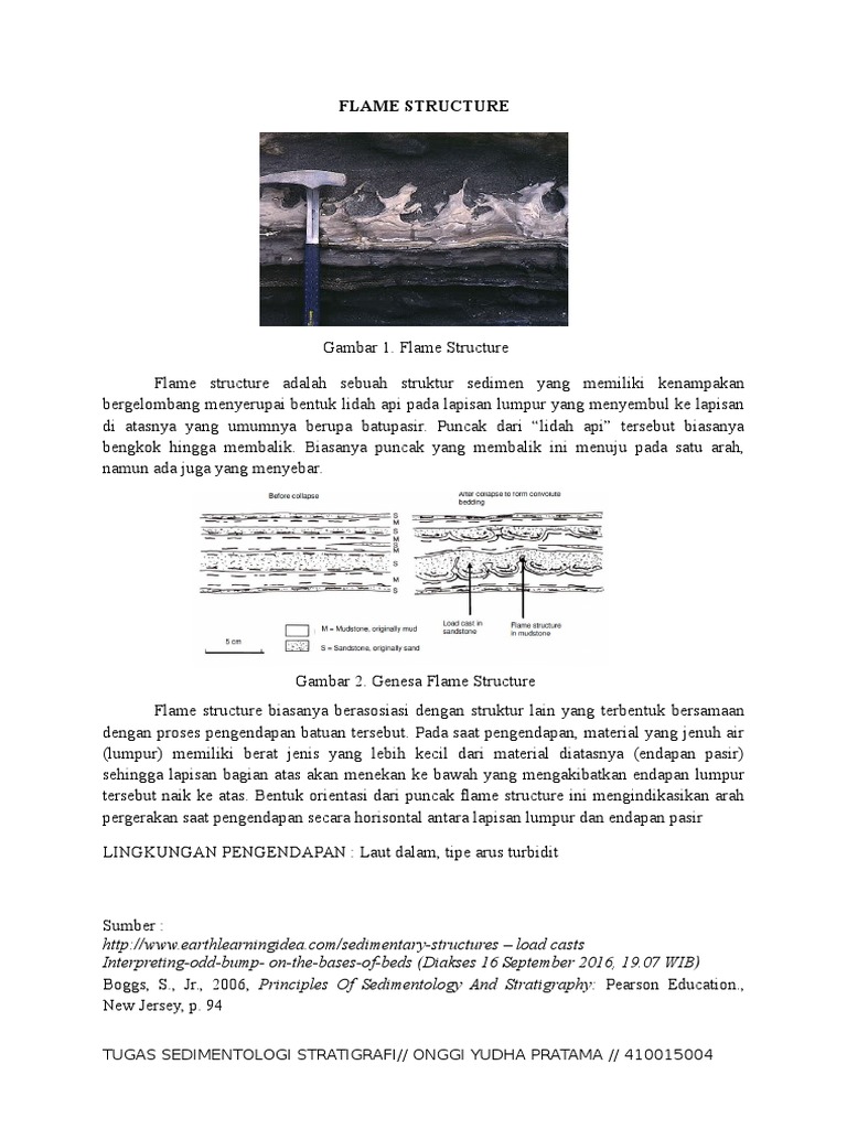 Struktur Sedimen Flame dalam Geologi | PDF