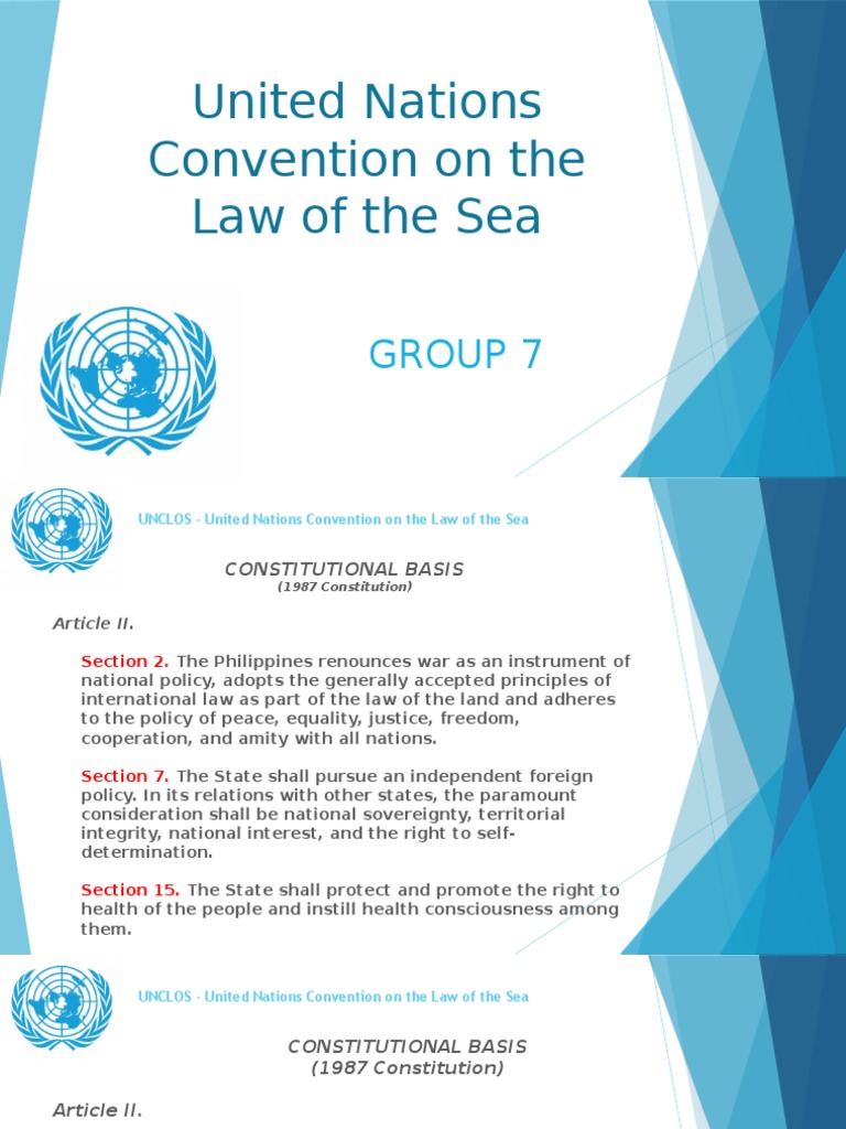Unclos Ii | Territorial Waters | Exclusive Economic Zone