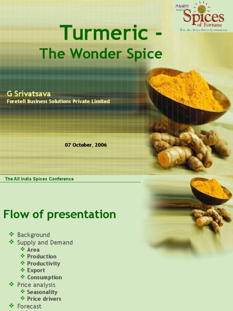 turmeric.ppt | Turmeric | Agriculture