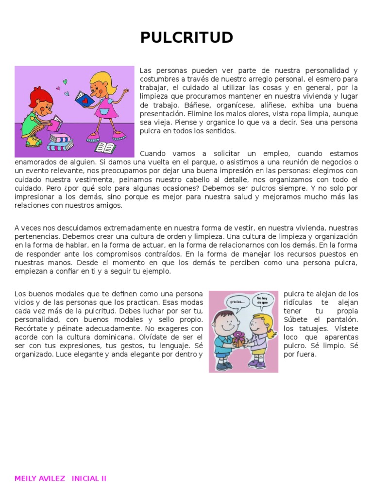 Valor Pulcritud | PDF