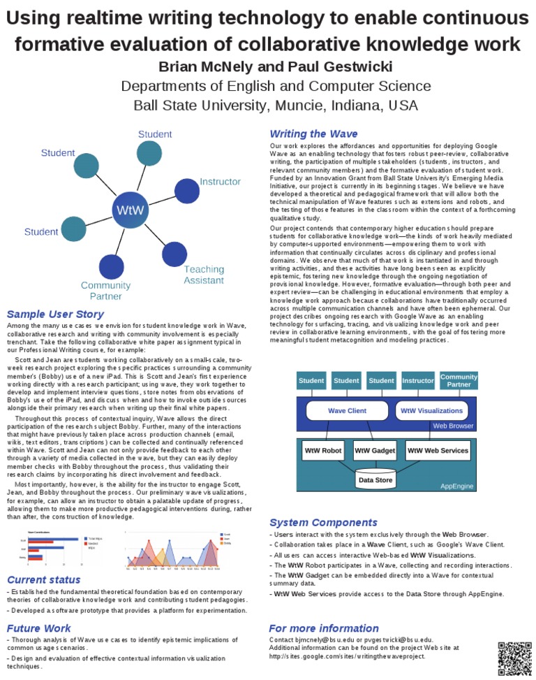 Using Realtime Writing Technology To Enable Continuous Formative Evaluation of Collaborative ...