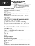 Beginning Band - First Day Lesson Plan | PDF | Aerophones | Elementary ...