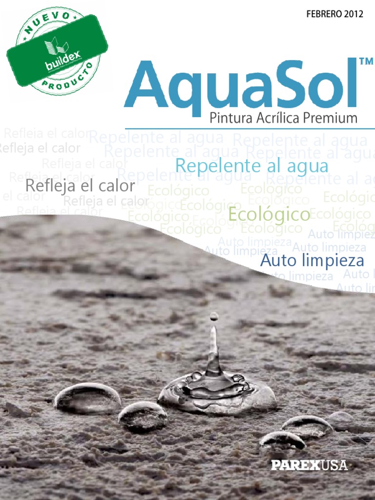 AQUASOL Parex | PDF | Contaminación | Agua