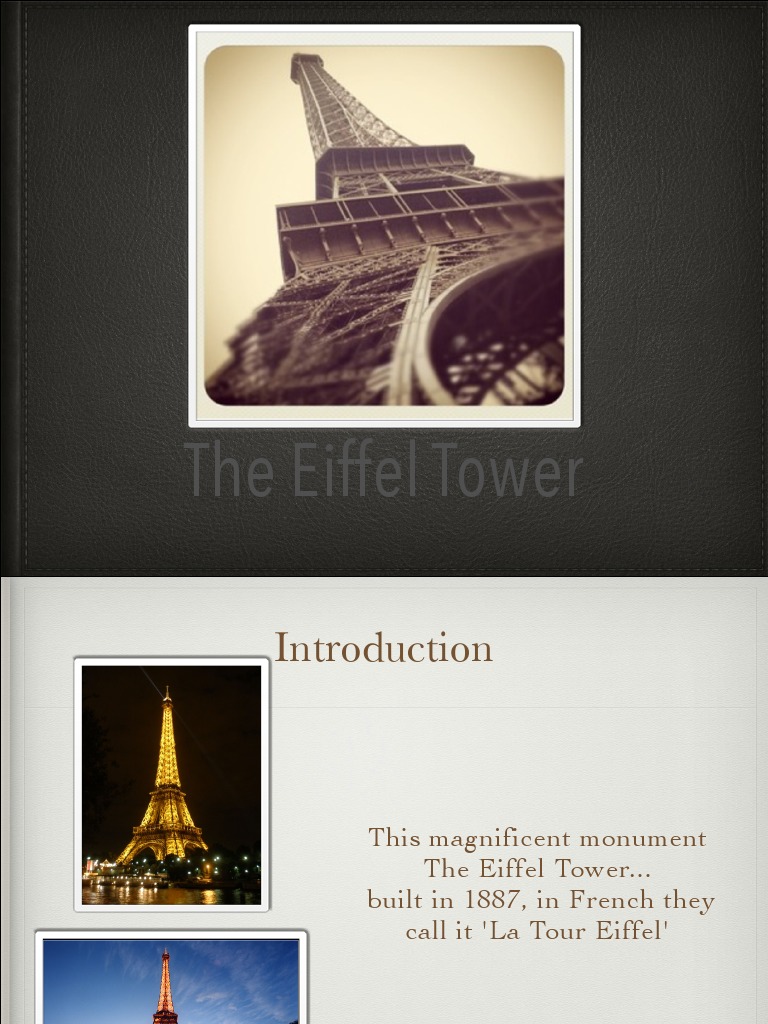 Eiffel Tower: History and Significance | PDF