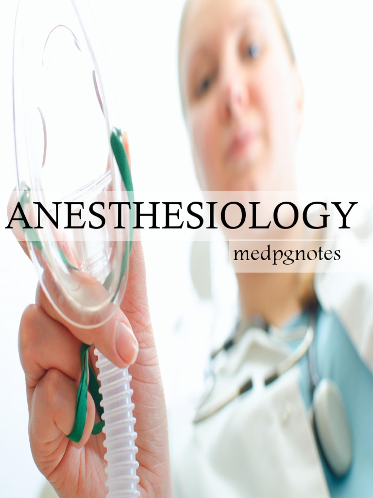 Anesthesiology Instruments Overview | PDF | Anesthesia | Medical ...