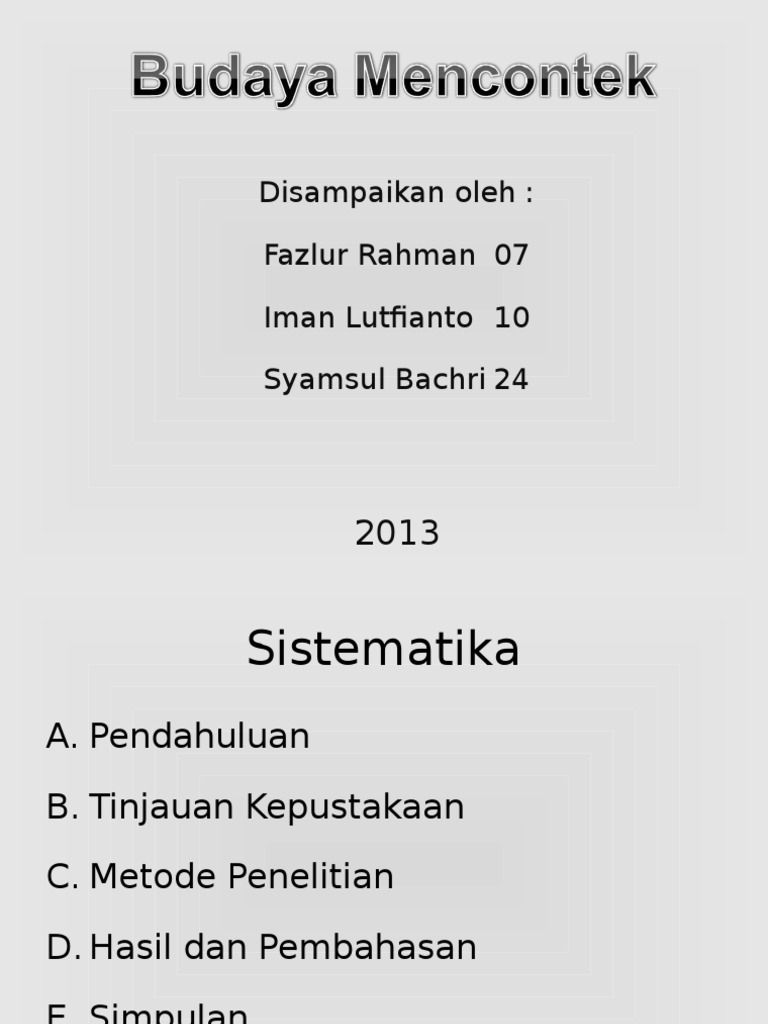 Budaya Mencontek | PDF | Pengembangan Diri