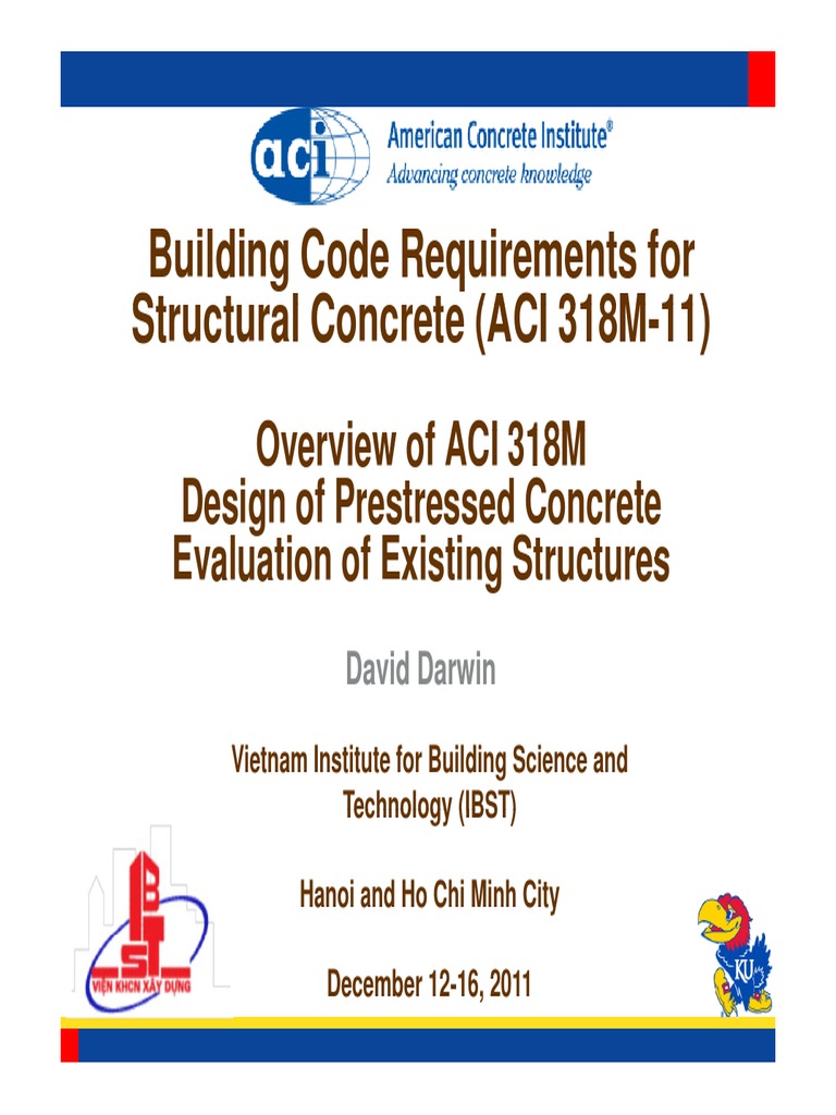 ACI 318M-11 Training by Prof. David Darwin PDF | PDF | Beam (Structure ...