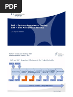 FAT Checklist | PDF | Calibration | Verification And Validation