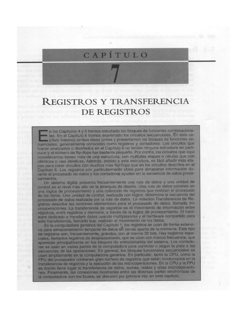 Capítulo 7 Morris Mano | PDF
