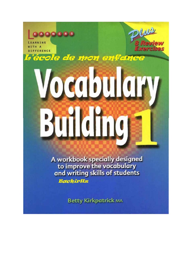 Vocabulary Building Pdf