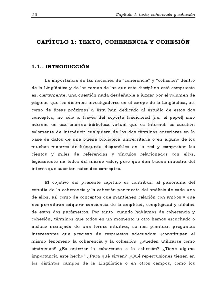 TEXTO, COHERENCIA Y COHESION.pdf | Lingüística | Palabra