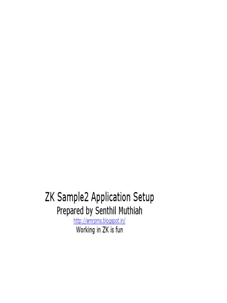 Part 3 - ZK Sample2 Application | PDF | Eclipse (Software) | Digital Technology