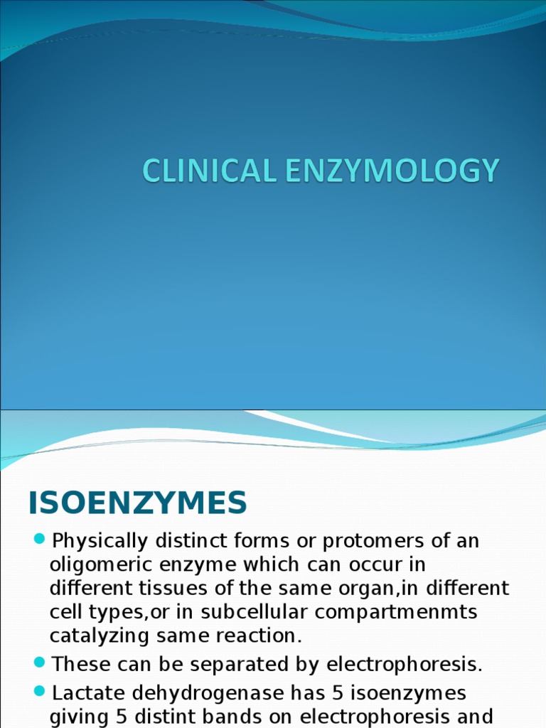 An In-Depth Review of Isoenzymes and Their Clinical Applications in the ...