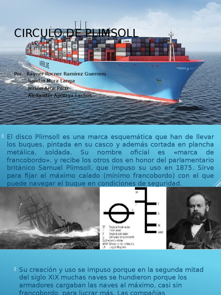 Disco Plimsoll y su Función en Buques | PDF | Construcción naval ...