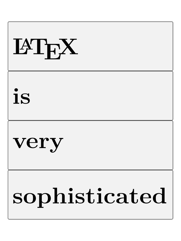 L TEX Is Very Sophisticated | PDF