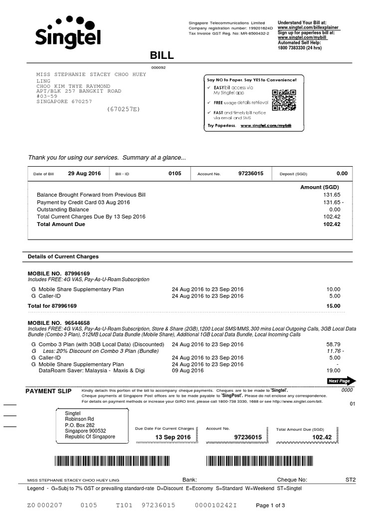 Proof of Billing PDF | PDF | Roaming | Short Message Service Proof of Billing PDF | PDF | Roaming | Short Message Service