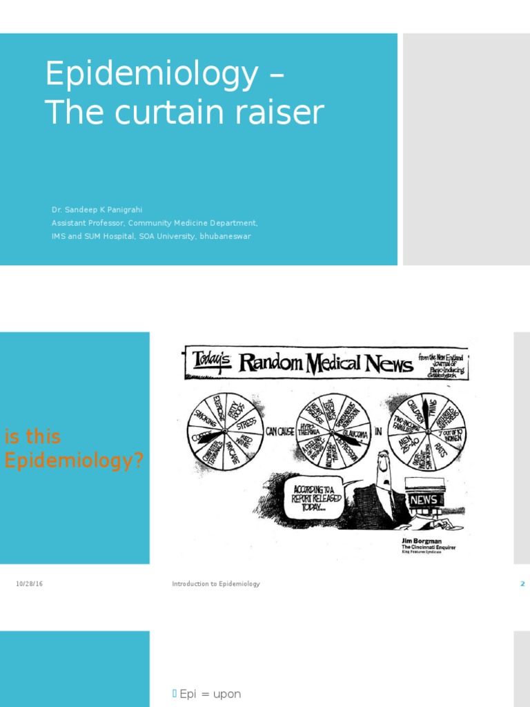 Introduction To Epidemiology | PDF | Epidemiology | Health Care