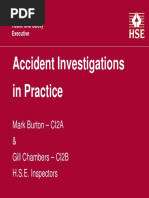 Accident Investigation HSG245 | PDF | Risk | Safety