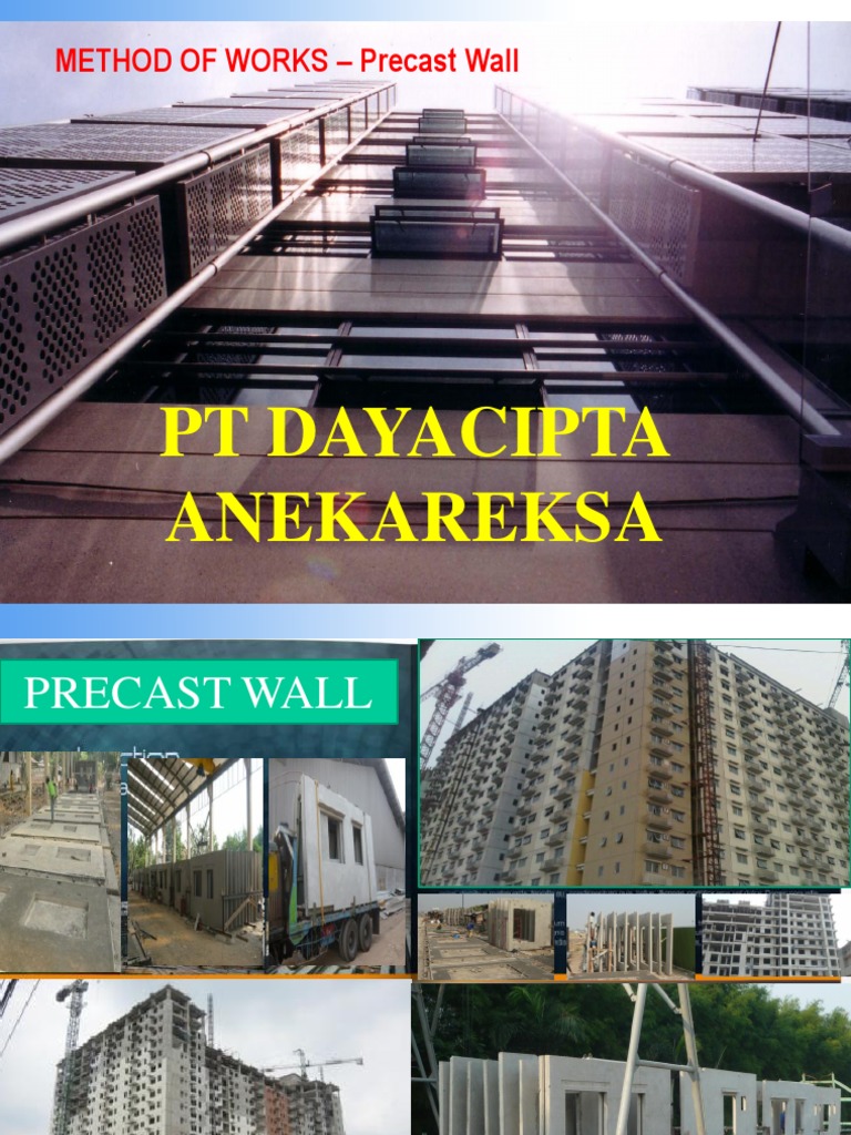 Presentasi Precast Wall | PDF