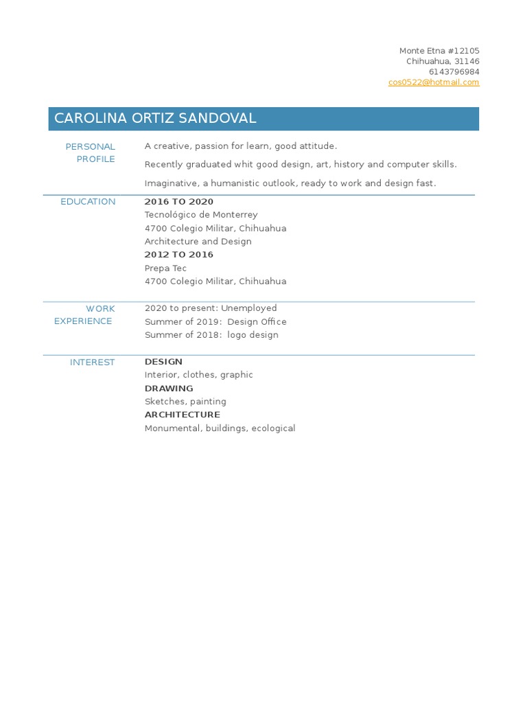 Curriculum Vitae | PDF