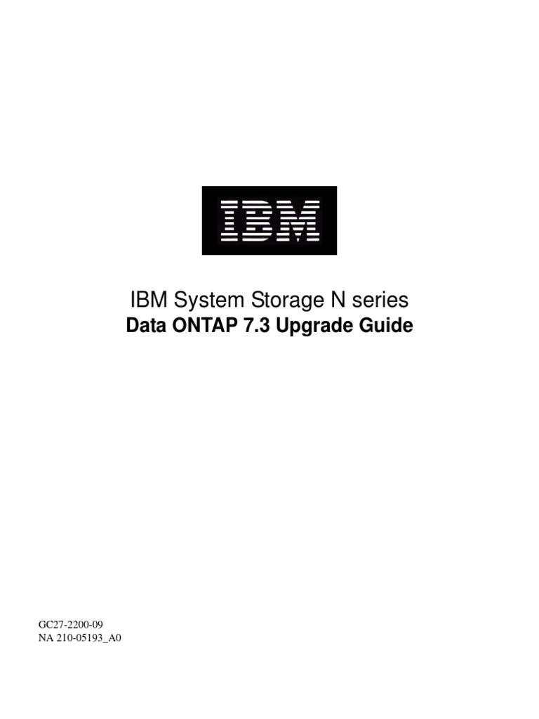 NEtapp 7.3 Upgrade Guide | PDF | Computer Hardware | Information Technology